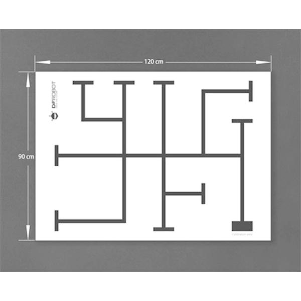 micro:Maqueenに合わせて設計された、1200×900(mm)のライントレーシングマップです。コースは表裏に2種類印刷されています。他製品や自作のマイコンロボットでも活用できます。※折り畳んだ状態での納品となります。