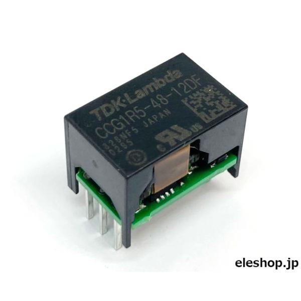 TDKラムダ製の出力1.5W級絶縁型DC-DCコンバータです。プリント基板への取り付けに特化した超小型タイプのモジュールとなっています。±電源出力を備えたデュアル出力タイプ。定格入力電圧：DC24/48V、出力：DC±12V 最大各0.065A。