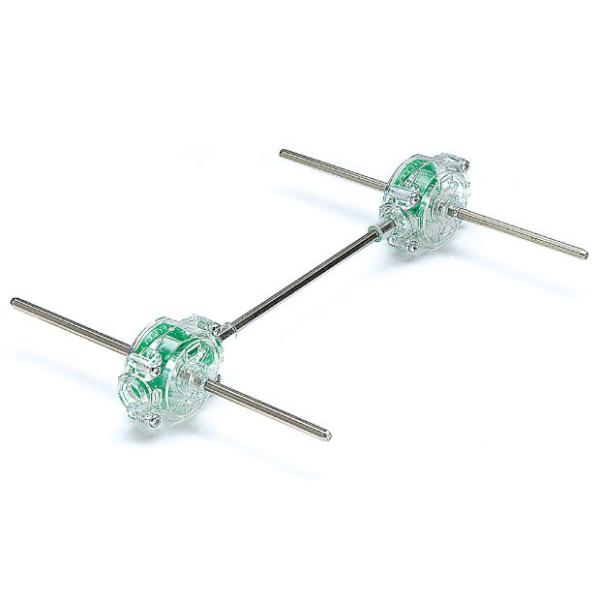 離れた場所に動力を伝えることができるシャフトドライブ型の駆動ユニットです。チェーンやプーリーに比べて、より省スペースで回転を遠くに、様々な向きに伝えることができるのが特長。ユニバーサルプレートなどにユニットを 固定するための脱着式取り付けパ...