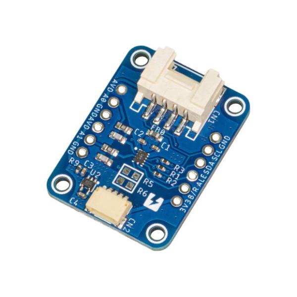 TI（テキサス・インスツルメンツ）社のADS7142を搭載したI2C接続のADCモジュールです。12ビット、2チャンネル、サンプリングレートは最大で140 kSPSです。Grove/Qwiic/STEMMA QT互換コネクタを搭載しています...