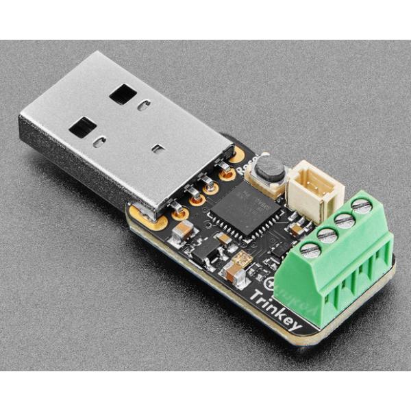 Pixel Trinkeyは、32ビットマイコン「ATSAMD21」を搭載したUSB直結型のマイコンボードです。「NeoPixel」または「DotStar」規格のマイコン内蔵RGB LEDの制御に特化しており、オンボードでNeoPixel ...