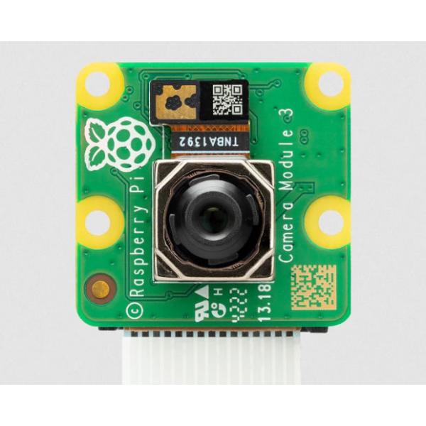 Raspberry Pi カメラモジュール V3にPi 5用のFPCケーブル（15ピン-22ピン）が追加された商品です。開封時は、本体にFPCケーブル（15ピン-15ピン）が接続されています。Raspberry Pi用カメラモジュールです。...