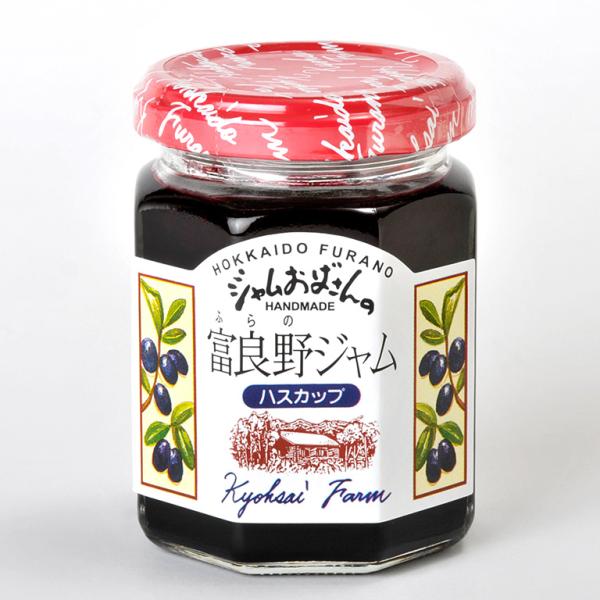 甘みと酸味のバランスが抜群で、富良野ジャムのなかでも１番人気のジャムです。北海道だけに自生し、アイヌの不老長寿の薬と言われた、ビタミン、有機酸、ミネラルが豊富な木の実です。ブルーベリーに似ていますが、コクと酸味があります。目に良いとされるア...