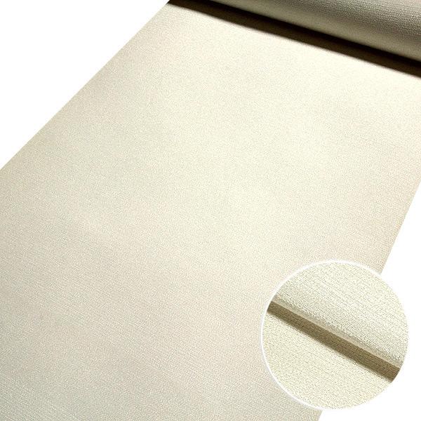 ・新品　未仕立て　正絹・地色…【白色系】・適応年代…２０代以上のお方に最適です。・反物幅…３７ｃｍ・長さ…１２.５ｍ・商品状態…在庫品の為、うっすらと黄変、入口に小さなシミが数点ございますが、染色加工の前段階に練抜き（漂白）をして、元の綺麗...