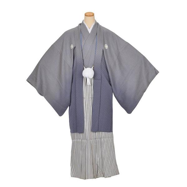 【商品情報】素材 化繊身長 185センチ〜190センチサイズ ■着物寸法 肩裄：約81.5cm／袴丈：約99ｃｍ/　羽織丈：９６ｃｍ掲載画像について 実際の商品になるべく近い色を再現しておりますが、お客様のご覧になっているモニターや環境によ...