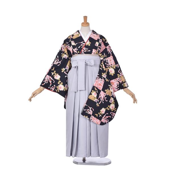 【商品情報】対応身長■153cm〜158cm寸法サイズ■裄:約68cm 袖丈:約76cm　袴丈:約91cmセット内容 (1)着物　(2)袴　(3)長襦袢　(4)半幅帯　(5)重ね衿　(6)草履　(7)肌襦袢　(8)足袋　(9)腰紐４本　(1...