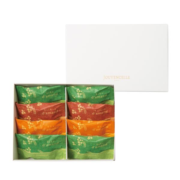 甘味を抑えたアーモンドケーキ。ジュヴァンセル創業以来の人気商品です。京都をイメージした３種類の和の素材、「栗・黒豆・竹の子」をそれぞれ別の生地に詰め込み焼き上げました。一つ一つはどなたでも食べやすい、上品な和菓子のサイズ。和の巾着絞りをイメ...