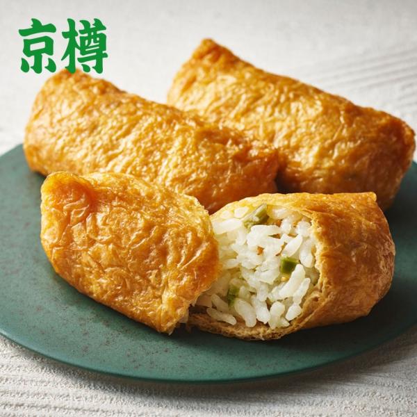 ワサビの香りが鼻を抜ける、甘さと辛さのバランスが取れたいなりずし。あら切りのわさびを使用し食感も楽しい一品です。【セット内容】冷凍 わさびいなり6パック【内容量】冷凍 わさびいなり3個入り（150g）×6パック【調理方法】電子レンジ調理※商...