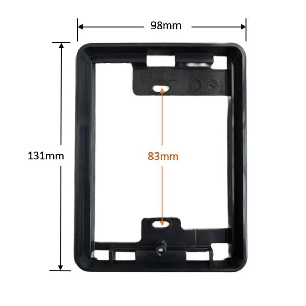 AIPHONE 玄関子機取付台(取付ビスは付属しません)寸法をご確認の上、ご購入をお願い致します