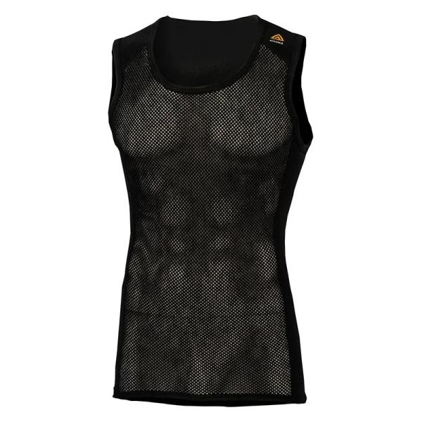 体温保持に効果を発揮するメリノウール製メッシュアンダーウェアACLIMA の名を一躍有名にした、ユニークなメッシュ構造、120g/m2 ウェイトのメリノウールとポリアミド/エラスティン混紡素材を使用したシングレットです。ボディ部分のメッシュ...