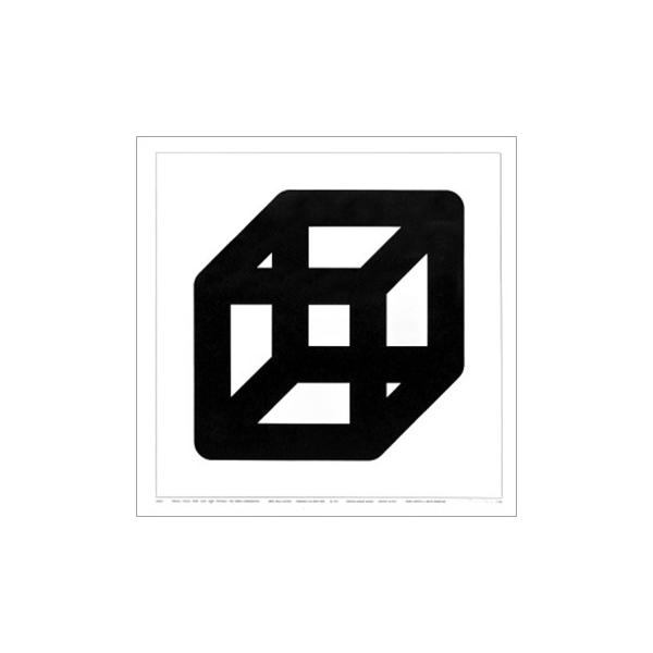 アーティスト：エンツォ・マーリ　Enzo Mariタイトル：QSEI SIMBOLI SINSEMANTICI/CUBEポスターサイズ(mm):約 680×680プリント：シルクスクリーンポスター製造国：イタリアENZO MARI, 197...