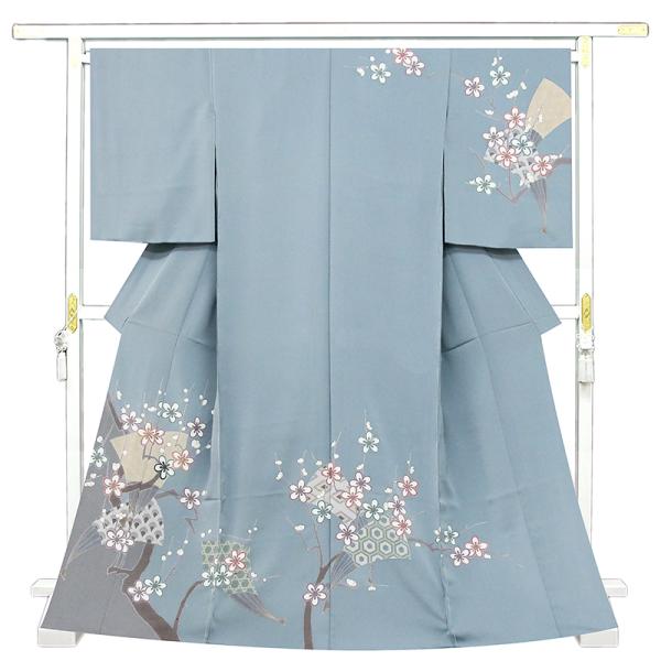 ■最高級の物作りで手刺繍工芸の特撰加工手描き美術の訪問着です。■京友禅工芸で図案にこだわった創作品で上質なさわやかさを感じていただけます。■格調高い王朝扇面梅を白上げ手描き美術で仕上げています。■大切なイベントで最高の着姿を披露します。○地...