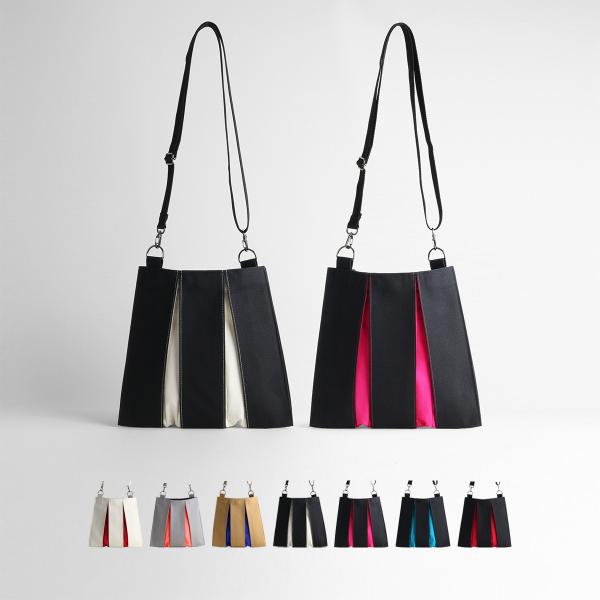 京の粋と伝統が生んだ『布アート』さり気ない挿し色を愉しむ。扇をイメージした独創的なデザインが人気です。内側から挿し色が覗くデザインで見えない部分に洒落をほどこす "京都の粋" を表現したポシェット。無駄をそぎ落としているからこそ、デザインの...