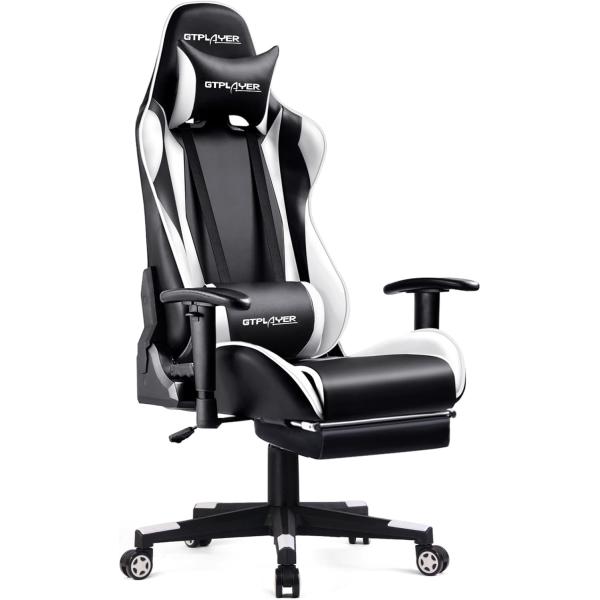 色:ホワイト WHITEブランド:GTPLAYER（旧GTRacing）サイズ:幅67.31×奥行51.15×高さ120.65cm〜132.08cm　　本体重量:約22.18kg　　張り材：PUレザー※メーカー直送品です。　メーカーと常時在...
