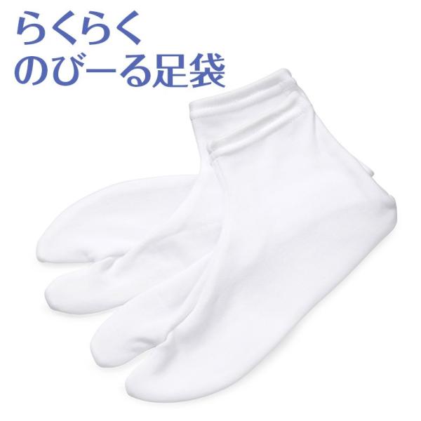 コハゼ（留め金具）なしのソックスタイプだから脱ぎ履きラクラク！伸縮性があるので、足にフィットします。足袋カバーとしてもお使いいただけます。■ご注意・直接肌に触れる商品のため開封後の返品・交換不可。・足袋のパッケージの汚損・破損がある場合や試...