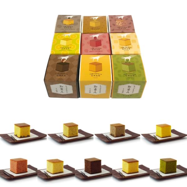 手割りでもっちりと豊かな食感を最大限に感じられるカステラおまんシリーズ。三源庵の「カステラおまん」シリーズに、新たにアソートの詰め合わせセットが登場！あまおう苺、バター、広島レモン、大納言小豆、黒豆、金ごま、プレーン・宇治抹茶・ショコラの全...
