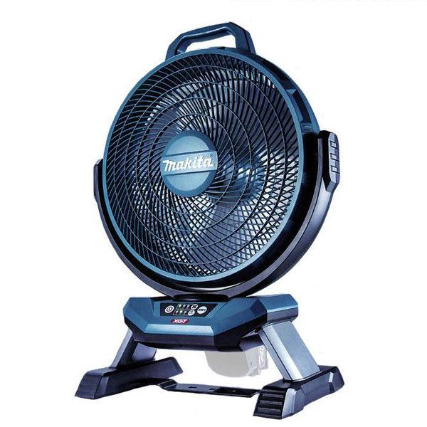 マキタ　充電式産業扇　自動首振りモデル　CF002GZ　40Vmax対応(ACアダプタ付/充電器・バッテリ別売)　■ＡＣアダプタ付　※バッテリ・充電器別売■パワフルでも静かな運転音［騒音値］52dB(A)［ 強モード時 ］■自動首振り＆角度...