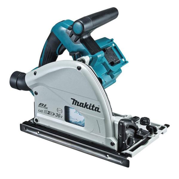 マキタ　３６Ｖ　１６５ｍｍ　「無線連動」対応　充電式プランジマルノコ　ＳＰ６０１ＤＺ　※本体のみ■鮫肌プレミアムチップソー付■ＡＷＳ「無線連動」対応■長尺定規（別売品）を併用して、素早く正確に切断！■フロントグリップを押し込み、安心・簡単に...