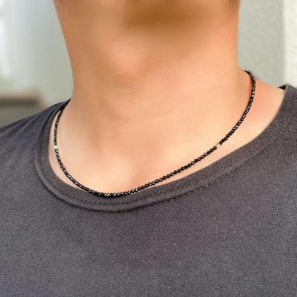 ○人気NO.1の磁気ネックレスに、K18パーツとカットオニキスを組み合わせて製作した最高の一品です！