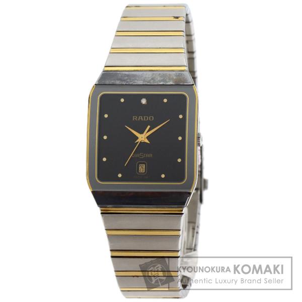 ■商品情報商品番号：070301146（cacfafci）ブランド：RADO / ラドーアイテム：腕時計タイプ：ダイヤスター素材：ケース）ステンレススチール　バンド）SSxGPサイズ：ケース約28mmx35mm ケース厚み約6.7mm 腕周...