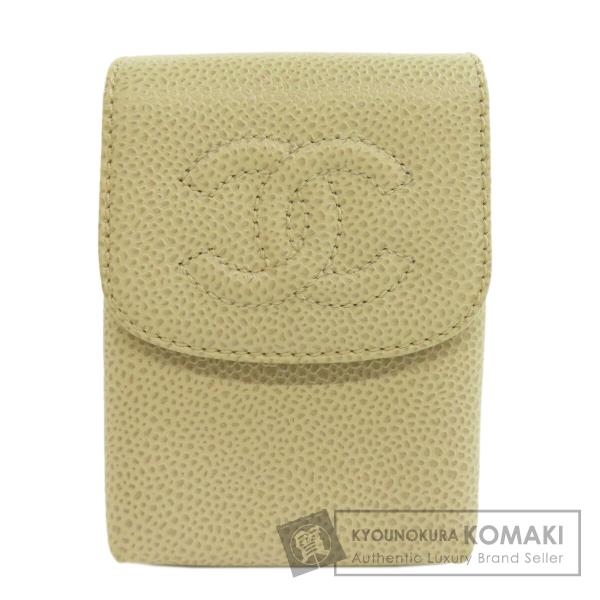 ■商品情報商品番号：075205025（cacfacbi）ブランド：CHANEL / シャネルアイテム：シガレットケース素材：グレインド カーフスキンサイズ： 縦約11cm 横約8cm マチ約3cmカラー：クリーム/ホワイト系■スペックスナ...