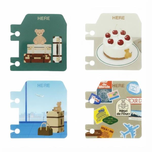 サイズ：横53×高さ55×奥行1mm/【パッケージ】横65×高さ125×奥行1mm（ヘッダー付き）素材・材質：PET生産国：日本※仕様：ロルバーン ポケット付メモ、ロルバーン フレキシブル対応（同サイズダイアリーも対応可能）思わずカメラのシ...