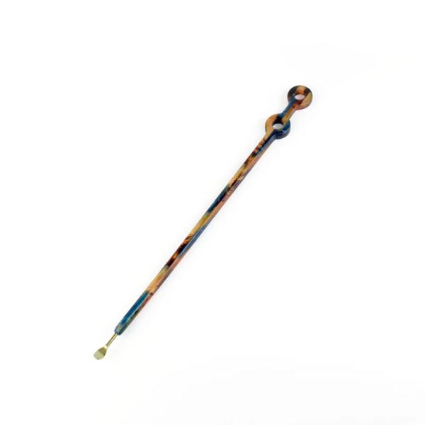 サイズ：本体/横幅 146mm × 縦幅 11mm × 厚み 4mm（パッケージサイズ/横幅 165mm × 縦幅 57mm × 厚み13mm）重量：3ｇ素材・材質：ボディー/セルロースアセテート 、ヘッド/βチタニウム生産国：日本※素材や...