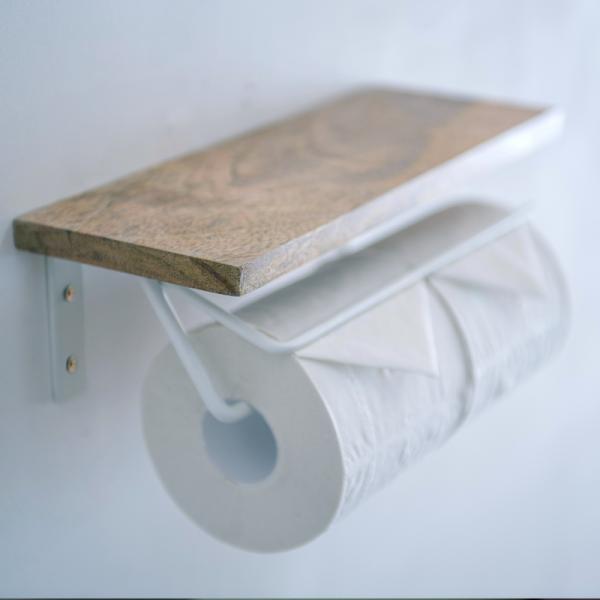 サイズ：W31 D11 H9ｃｍ(hole to hole：3.3/27　芯棒部分0.7/0.53)cmネジ穴サイズ：φ0.35(4個) 厚0.35cm素材・材質:アイアン/マンゴーウッド重量:0.696kg※ビスは付属致しません。※天然素...