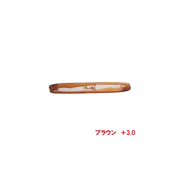 ユニバーサルジョイントを採用し、テンプルが360度回転できる軽量でコンパクトな携帯用シニアグラス　ポットリーダーのブラウン、度数は＋3.0を1個から販売致します。この商品はメール便のみ送料無料です。宅配便は当社規定の送料がかかります。＜商品...