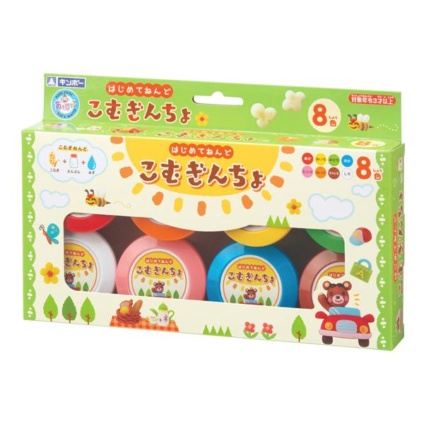はじめてのねんど遊びは、こむぎねんどが、おススメです。・安心素材のこむぎねんどの原料は、小麦粉・水・食塩です。・まちがって口に入れても無害で安全です。・大人の方にも手芸、工芸に最適な質感、発色を持っています。・発色の良い8色カラーのねんどが...