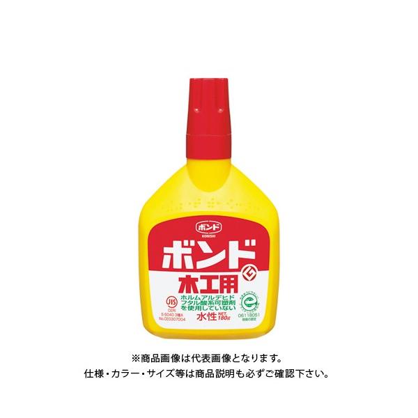【メーカー】●コニシ【仕様】●容量：１８０ｇ●品名：大●用途：木，紙，布，石膏用●成分：酢酸ビニル系●材質：容器＝再生ＰＥ●エコマーク：○