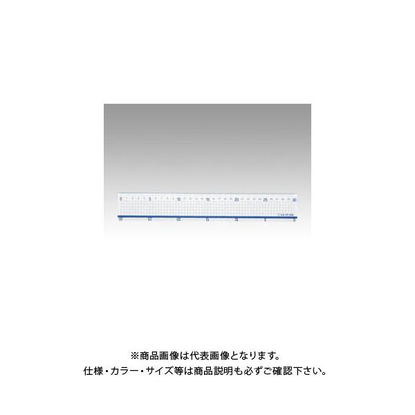【メーカー】●井上製作所【仕様】●目盛：30cm●サイズ：縦50×横310×厚3mm●材質：本体=PMMA(メタクリル)/ゴム、エッジ=ステンレス