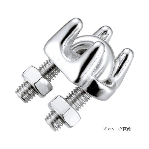 【メーカー】●浅野金属工業（株）【特徴】●ワイヤークリップの保持力は、正しい留め方をした場合でワイヤーロープの破断荷重の約80％です。【注意事項】●クリップの間隔と、クリップ終端末部のワイヤーロープの長さは、ロープ径の6倍以上にしてください...