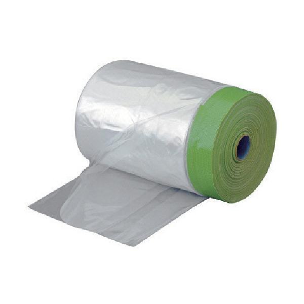 アサダ Asada 粘着テープ付 養生用シート エアコン洗浄用 透明タイプ