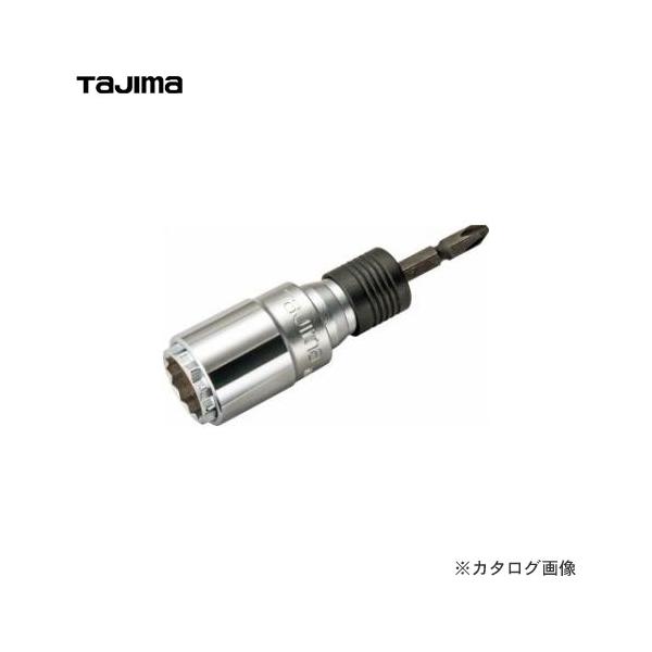 【メーカー】●（株）ＴＪＭデザイン【特長】●よく使う2つのソケットを内蔵※交換ビットはタジマ純正ビットまたは市販のインパクトドライバー用6.35mm六角軸ビット（溝位置13mm）55mm以上をご使用ください。【仕様】●角：6角●製品重量：1...
