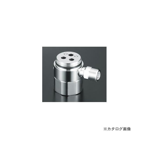 【メーカー名】●（株）KVK【特長】●既存（KVK製）のシングルレバー水栓の上部交換用分岐金具。【仕様】●適合機種：KM5006(T)、KM5011(T)、KM5041(T)、KM5091(T)、KM5051T、KM5081(T)、KM51...