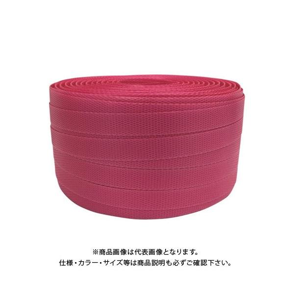 【メーカー】●(株)ユタカメイク【特長】●ストッパー使用の手締め用タイプです。【用途】●手締め用の結束、梱包。●手締め用の結束、梱包【仕様】●色：赤●厚さ(mm)：0.5●引張強度(kg)：100●幅×長さ(mm×m)：15.5×200●破...