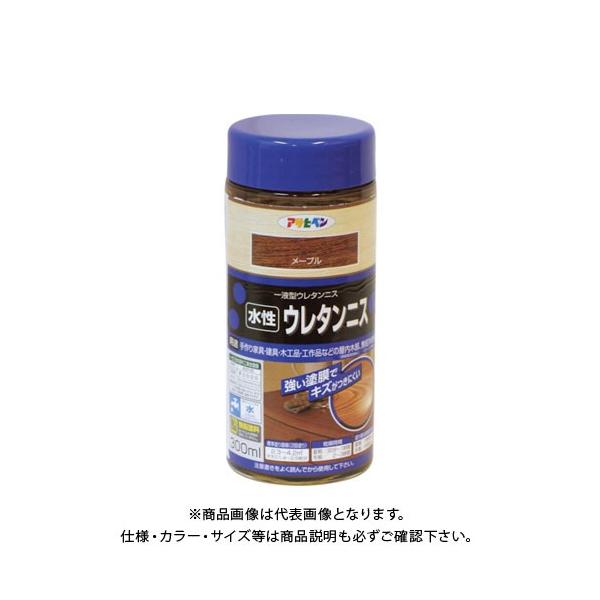 【メーカー】●アサヒペン【特長】●着色と美しいツヤだしが同時にでき、木目を生かした高光沢なツヤに仕上がります●塗膜は肉持ち感が良く、耐久性に優れて臭いが少なく、塗りやすい水性タイプです。●建築基準法（F☆☆☆☆）対応塗料です。【仕様】●乾燥...