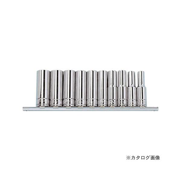 ※画像はイメージになります、商品説明をご確認下さい。【特長】●ミラー仕上げのメッキが美しいディープソケットセット。●ボルトの貫通したナットや、奥まった所での作業に最適。●ボルト・ナットを傷めにくい面接触タイプ。●6角タイプ。●ソケットホルダ...