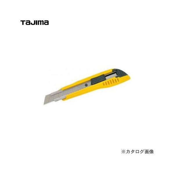 【メーカー】●（株）ＴＪＭデザイン【特長】●厚物切断用●オートロック式（ロック力6キロ）●刃折り器（スナッパー）付●ボディ内に2枚の替刃を内蔵【製品情報】●本体色：黄●適合替刃：替刃大 凄刃銀・黒　替刃大 硬刃ダブル●製品重量：77g●包装...