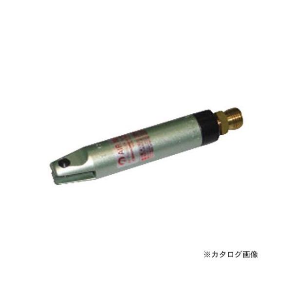 【メーカー】●室本鉄工（株）【特長】●切断・かしめ作業の自動化に！●機械取付け時、製品に合わせ微妙な調整が可能です【仕様】●全長(mm)：84●グリップ部直径(φmm)：30●加圧力(N)：390●質量(g)：100●空気消費量(cm3/回...