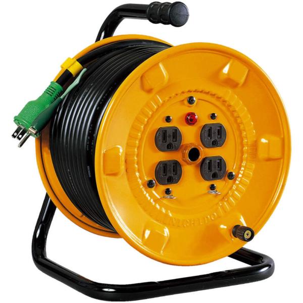 【メーカー】●日動工業（株）【特長】●2芯3芯どちらのコンセントでも使用できる「ポッキンプラグ」採用のロングセラー商品です。●首ダレしない1本足フレームです。【仕様】●2P・3P兼用プラグ:○●コンセント仕様形状:[[三芯]]●コンセント仕...