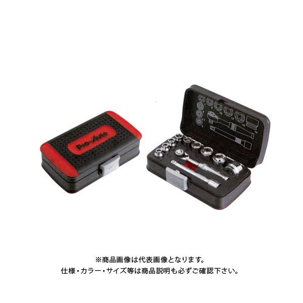 【メーカー名】●スエカゲツール(株)【仕様】●差込角：9.5mm●ソケット(6PT)：5.5/5/6/7/8/10/12/13/14mm●スタビーラチェット(ギア数72山)：85mm(送り角5度)●エクステンションバー：75mm●ケースサイ...