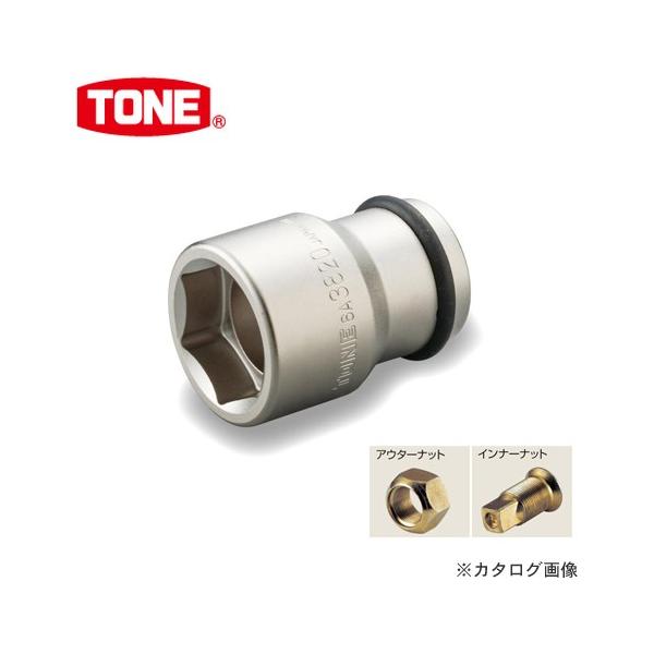 【メーカー】●ＴＯＮＥ（株）【特長】●大型バス・トラック用ホイールナット着脱専用です。【仕様】●差込角(mm):19.0●全長(mm):80●対辺寸法(mm)6角:41●対辺寸法(mm)4角:21●質量(g):825●アウターナット・インナ...