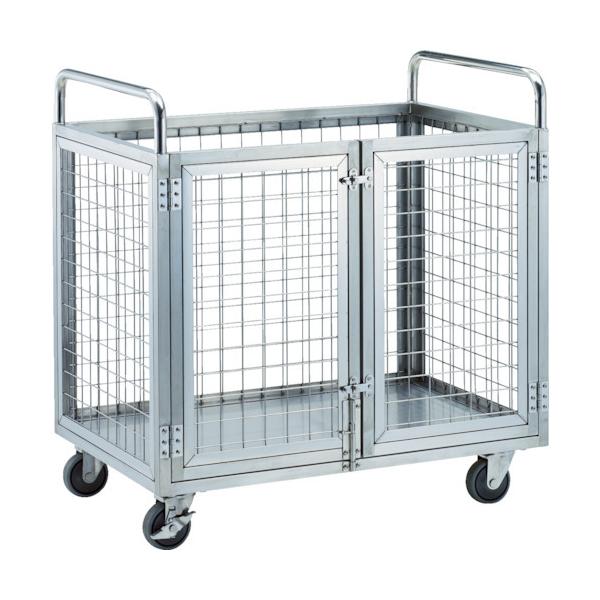 【メーカー】●トラスコ中山（株）【仕様】●均等荷重(kg)：300●長さ(mm)：900●幅(mm)：600●高さ(mm)：157●ハンドル高さ(mm)：960●キャスター径(mm)：100●全高(mm)：960●取替キャスター(自在)：S...