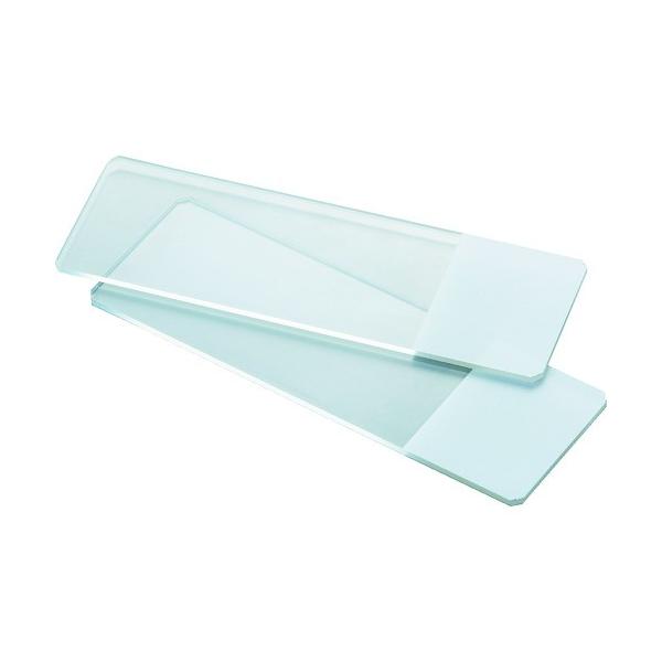 【メーカー】●トラスコ中山（株）【仕様】●フロスト部：ホワイト●幅(mm)：75●奥行(mm)：25●厚さ(mm)：1●洗浄済みホワイトガラス製●縁研磨有り【材質・仕上げ】●ホワイトガラス【1注文あたり入数】●50枚【質量】●275.000G