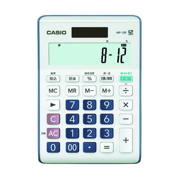 【メーカー】●カシオ計算機（株）【仕様】●桁数：12●縦(mm)：147●横(mm)：103●厚さ(mm)：28.8●色：白●電源(V)：ソーラー+内蔵電池CR2032×１個使用●日数計算/時間計算●ソーラー+内蔵電池CR2032×1個使用...