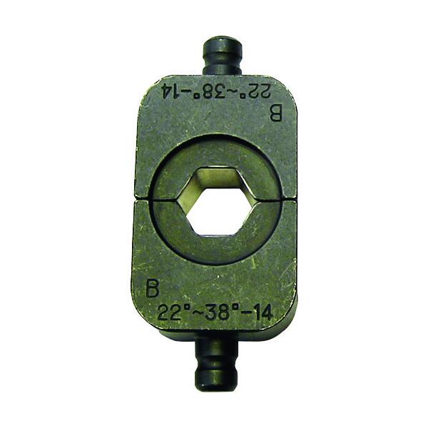 【メーカー】●（株）西田製作所【仕様】●適合ヘッド：NC-M-HE100●ＮＣ-Ｍ-ＨＥ100専用六角圧縮ダイス【注意】●別売のアダプタが必要です。【1注文あたり入数】●2個【質量】●180.000G