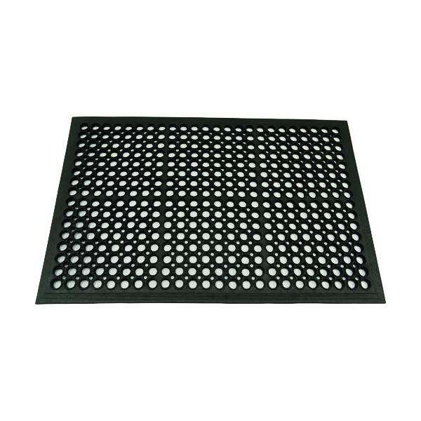 【メーカー】●（株）アサヒペン【仕様】●色：ブラック●幅(mm)：600●長さ(mm)：900●厚さ(mm)：12●穴径：約25mm【材質・仕上げ】●天然ゴム【質量】●3.600KG