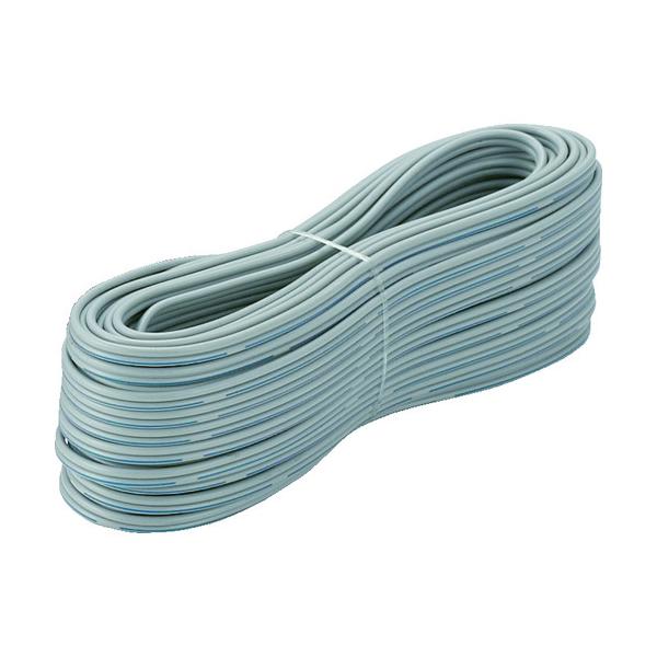 【メーカー】●正和電工（株）【仕様】●色：灰●芯数：2●全長(m)：10●定格：100V未満の弱電流通信用●外径寸法(mm)：約2×4●絶縁体厚さ(mm)：0.6●導体(単線)外径：0.8mm●絶縁体厚さ：0.6mm●外形寸法：約2mm×4...